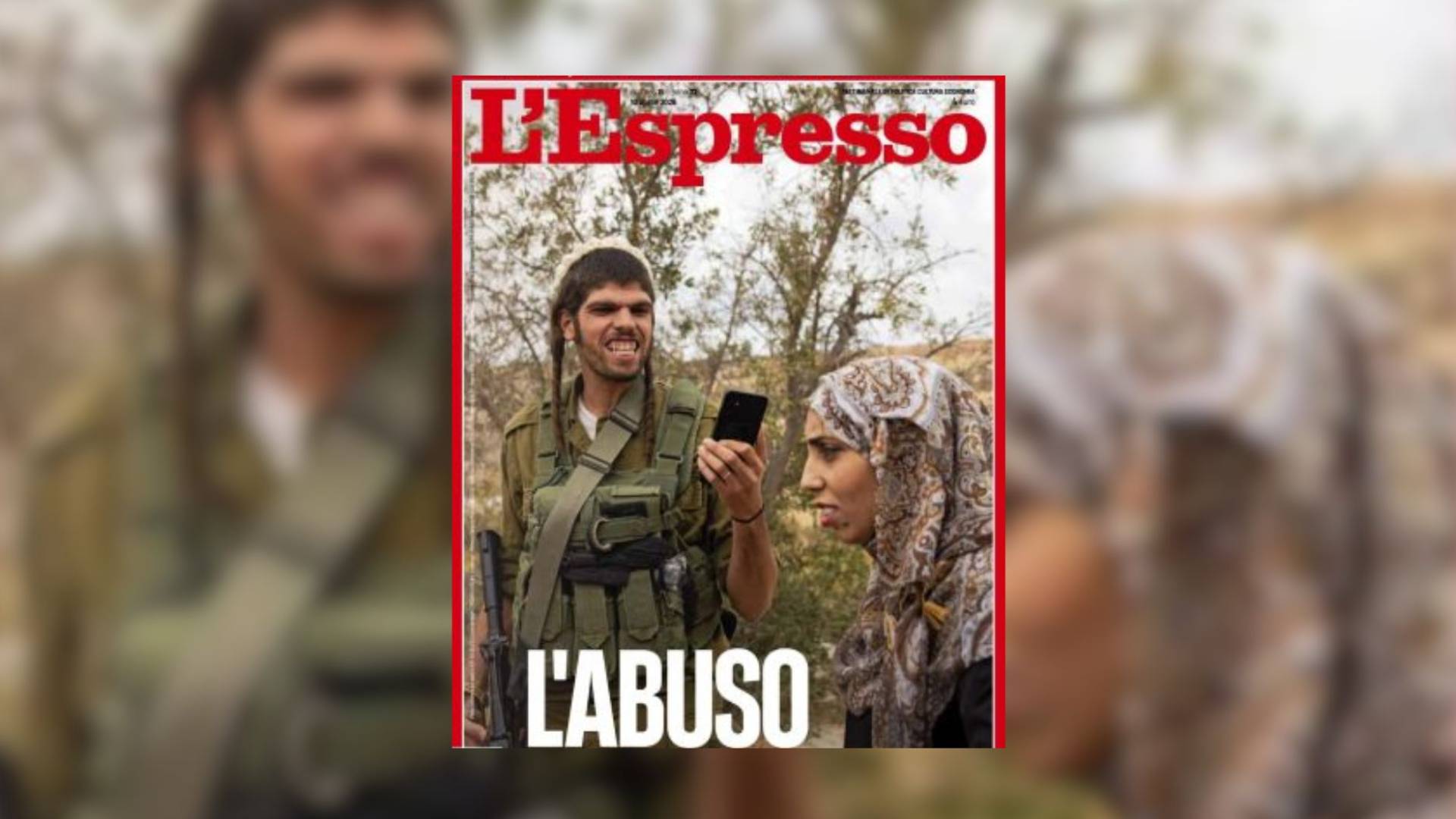 Italian magazine angers 'Israel' with “The Abuse” cover showing armed ...
